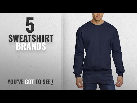 Top 10 Sweatshirt Brands [2018]: Anvil Men's Crew Neck Fleece Sweatshirt