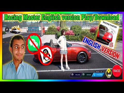 How To play/download Racing Master English|how to change language graphics settings on racing master