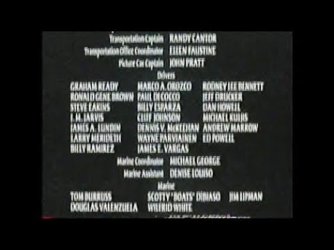What Lies Beneath End Credits (TBS 2007)