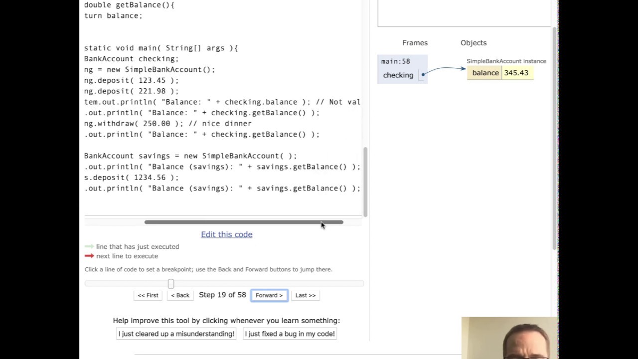 Creating Java Classes - BankAccount Example