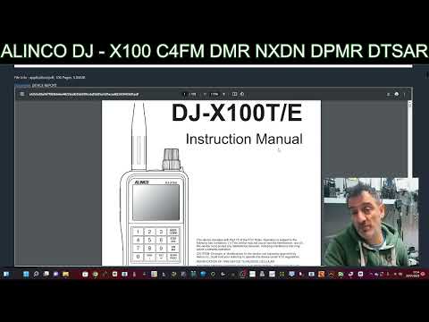 ALINCO DJ-X100 English Instruction Manual