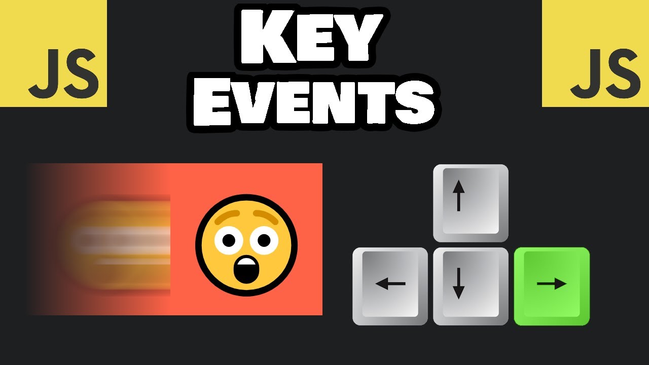 Learn JavaScript KEY EVENTS in 10+ minutes! ⌨