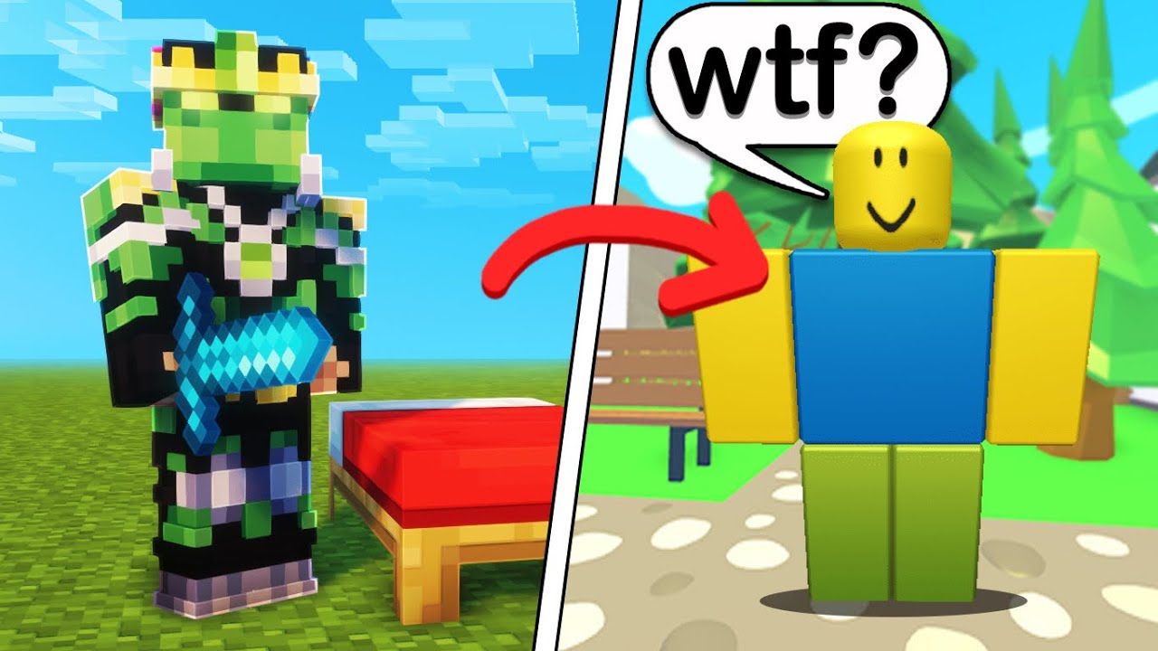 I Tried Roblox Bedwars For The First Time