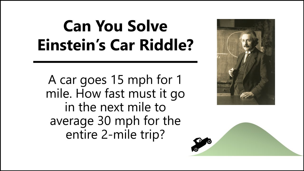 A Simple Riddle That Nearly Fooled Albert Einstein!