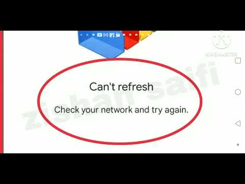 Fix Can't Refresh Please Check Your Network Connection And Try Again Problem Solved