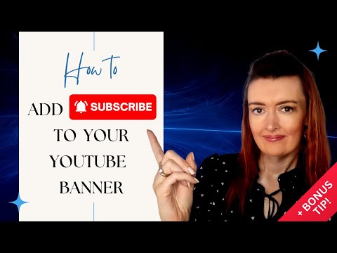 ????How to EASILY add the SUBSCRIBE button to your YouTube banner - +BONUS tip!