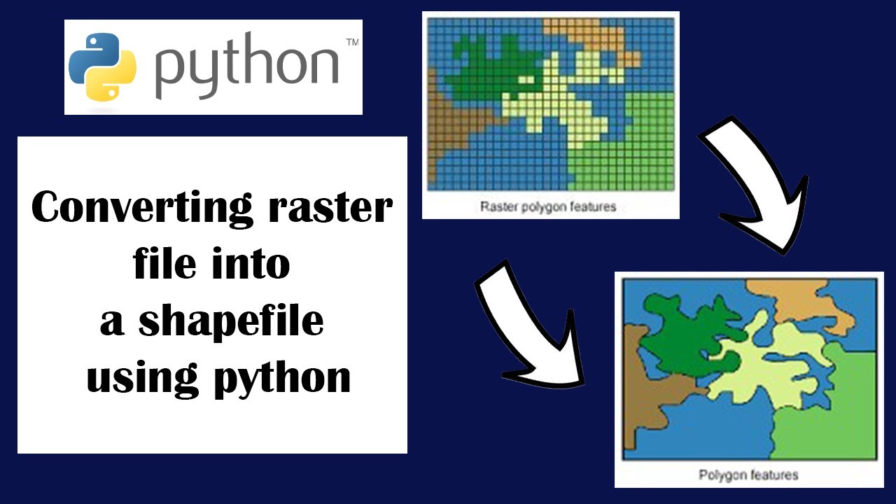 Converting raster file into a shapefile using python