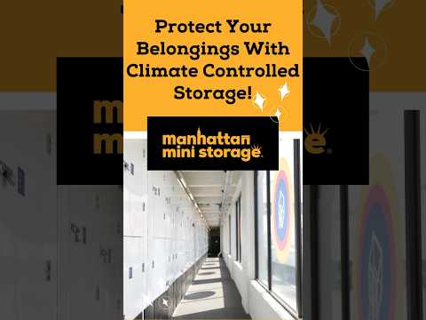 Safe and secure climate controlled unit available in NYC at Manhattan Mini Storage