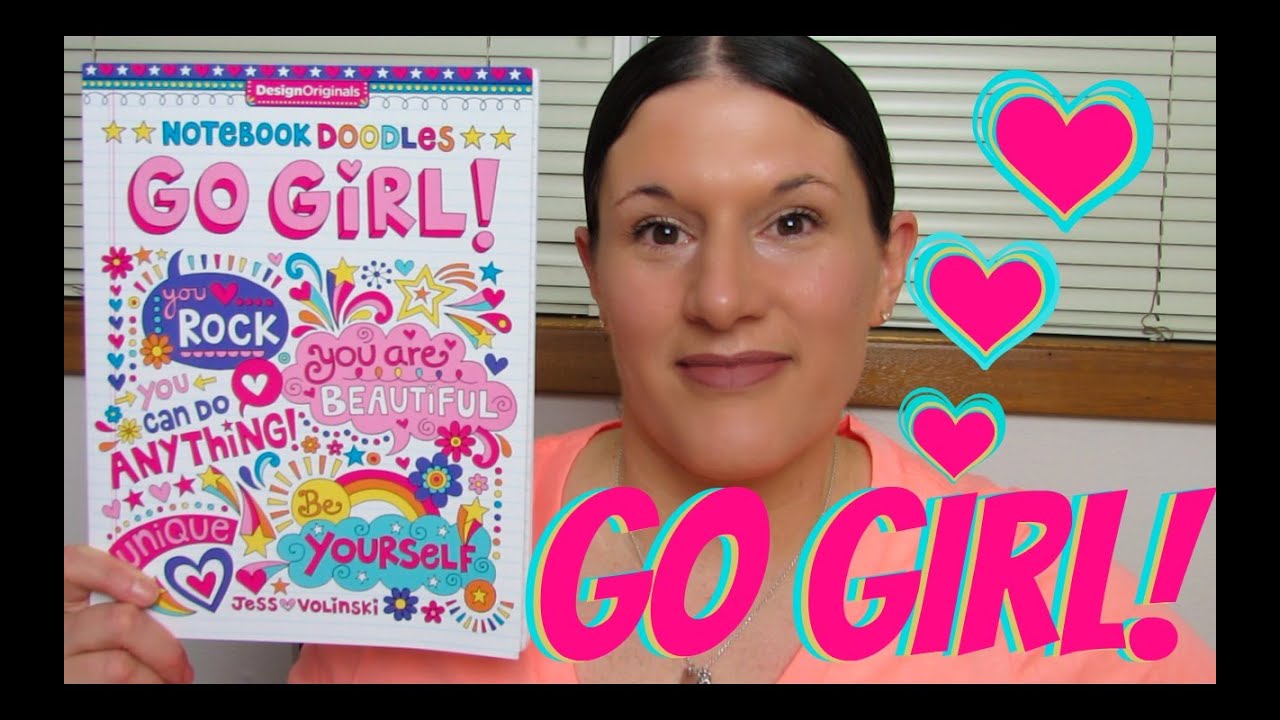 NOTEBOOK DOODLES GO GIRL! | Coloring & Activity Book