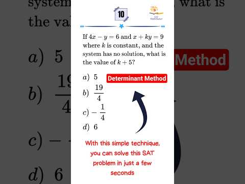 SAT No-Solution of Equations Trick Using Determinants 💡