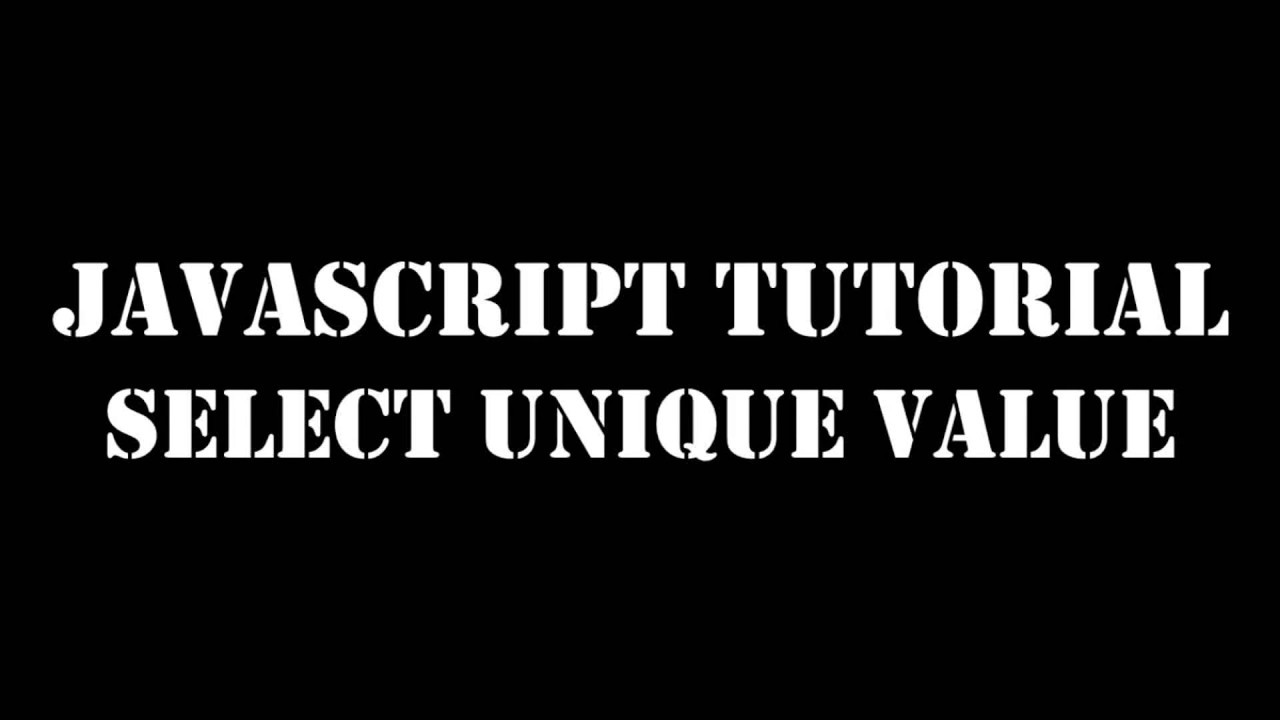 How to select unique values from multiple dropdown lists using JavaScript?
