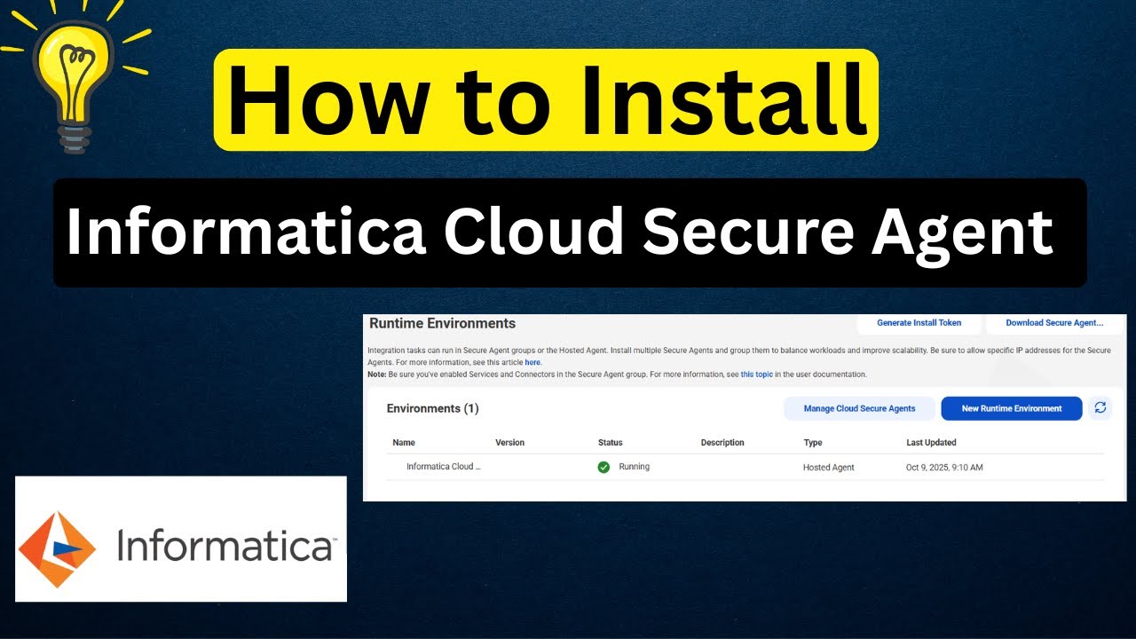 How to Install Informatica Cloud Secure Agent on Windows 11