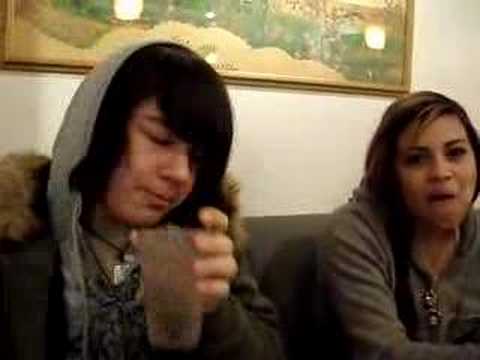 Caitlin and I at Sushi