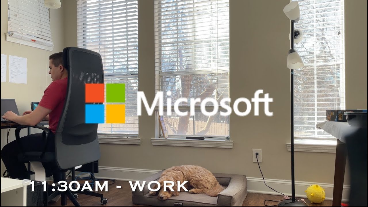 Software Engineer (Remote) at Microsoft - Day in the Life