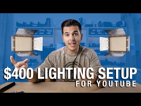 $400 PRO LIGHTING SETUP for YouTube - BUDGET VIDEO LIGHTING