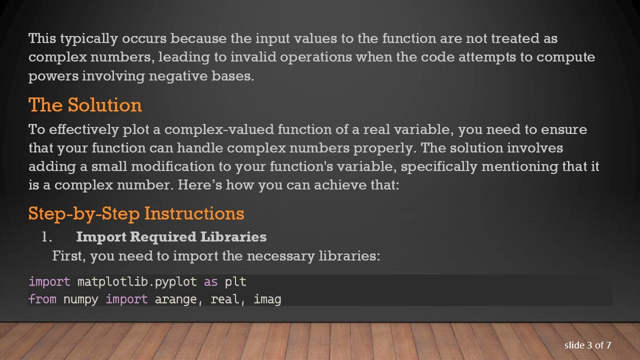 How to Plot Complex-Valued Functions in Python with Matplotlib
