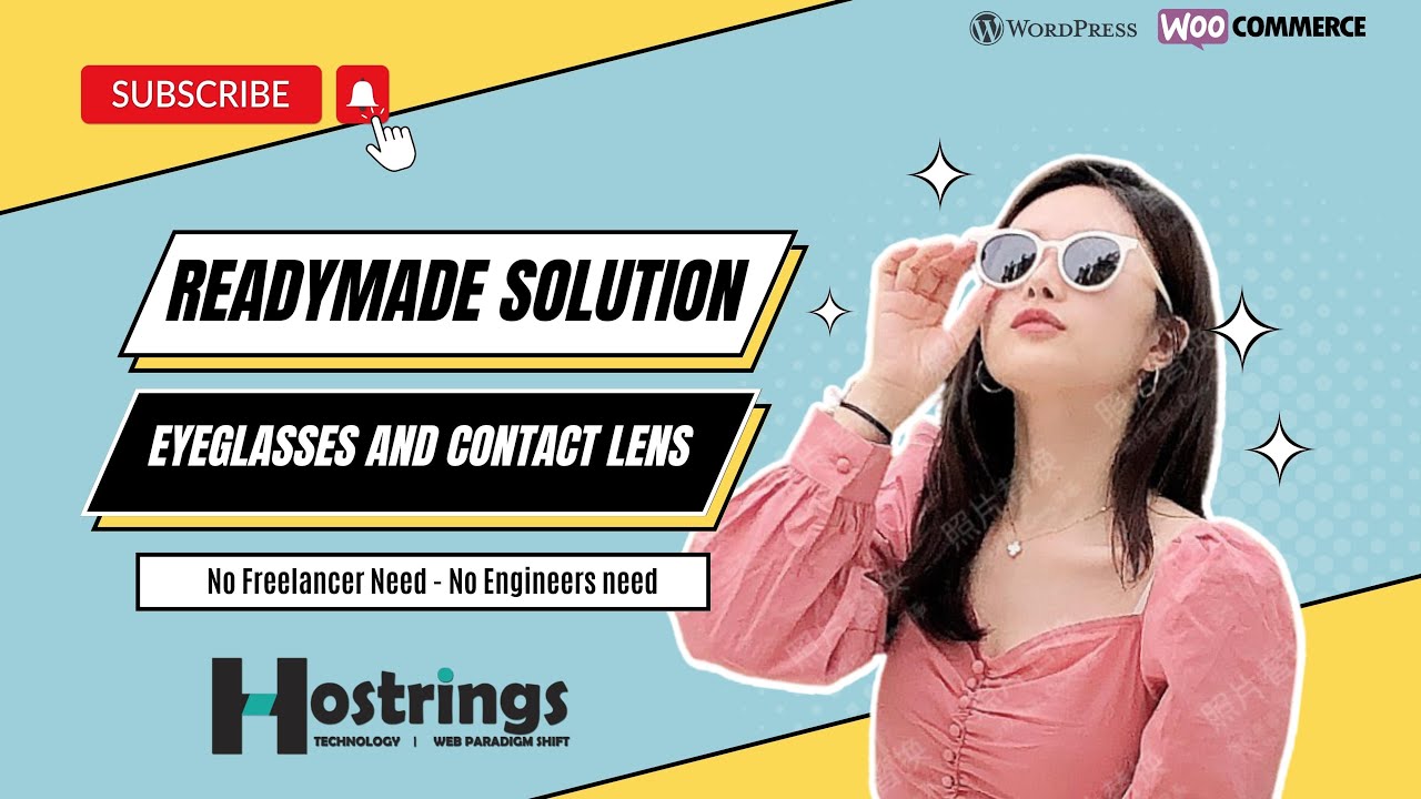 Eyeglasses and Contact Lenses Prescription Wordpress Readymade Website