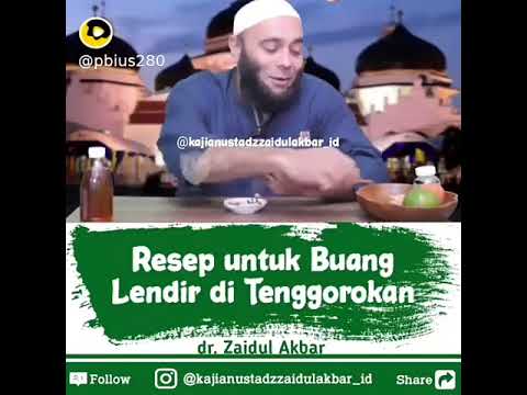 Resep Untuk Buang Lendir Tenggorokan_ dr. Zaidul Akbar