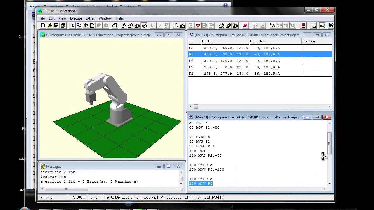 Example 2 Melfa Basic III Cosimir