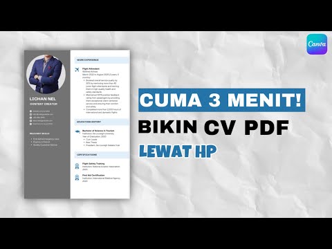 Cara Bikin CV PDF Lewat HP Terbaru 2023