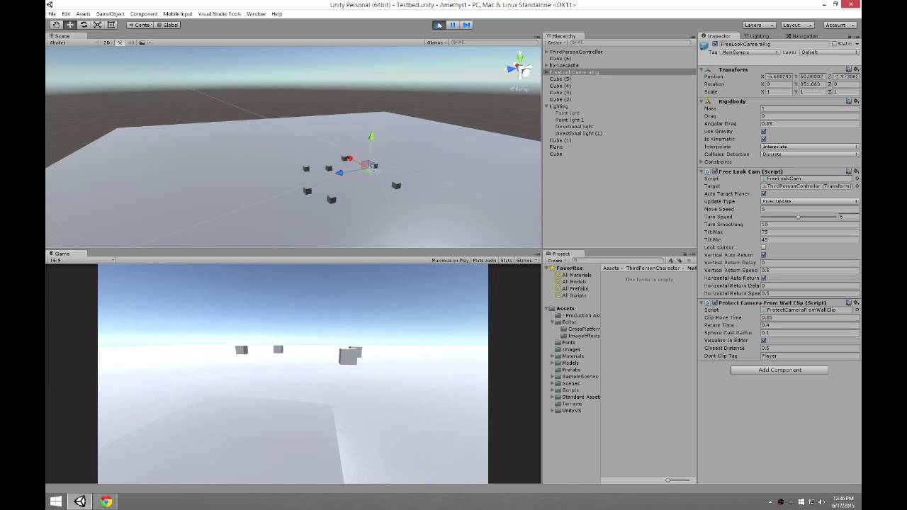 Unity Camera Rotation 