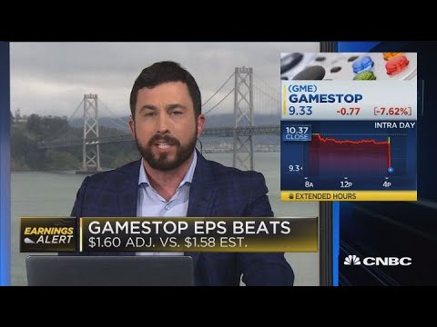 GameStop beats earnings estimates, misses on revenue