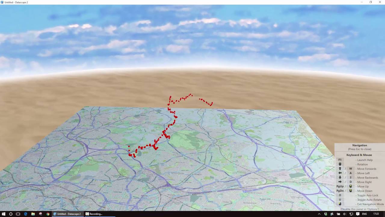 Datascape Tutorial 2  - Visualising GPS Data