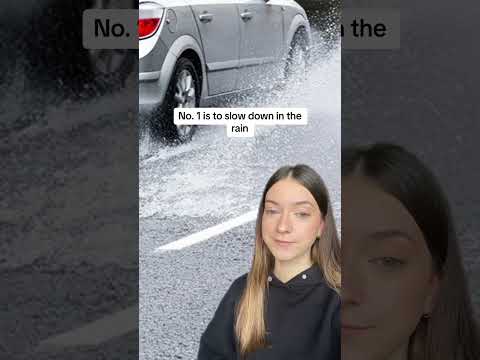 What is hydroplaning?