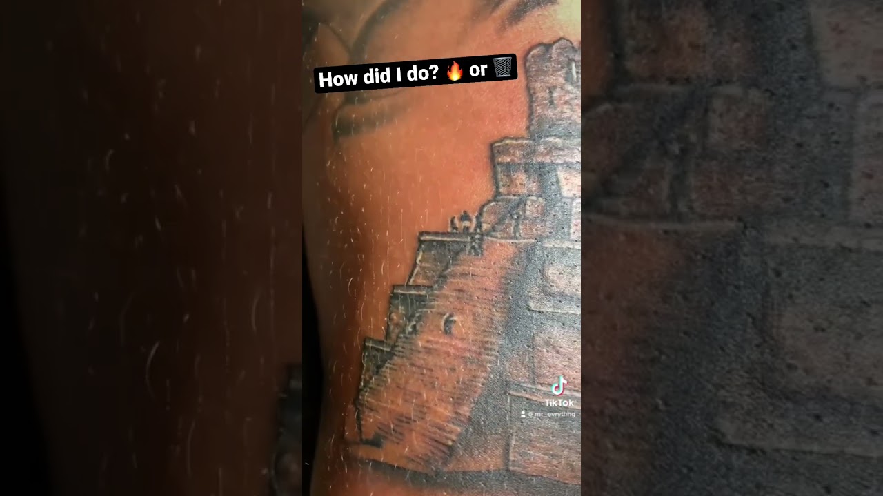 Mayan pyramid tattoo 🛕🎨💉