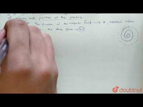 A particle of specific charge `alpha` is projected from origin with velocity `v=v_0hati-v_