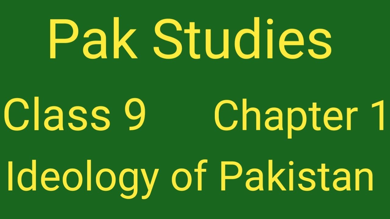Pak Studies Class 9 New Book Chapter 1 Allama Iqbal and Two Nations Theory part 2