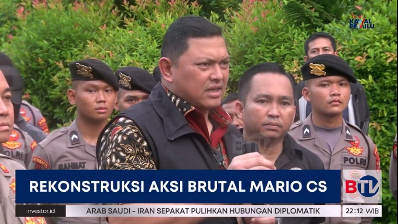 Mario Dandy Menangis Saat Jalani Rekonstruksi