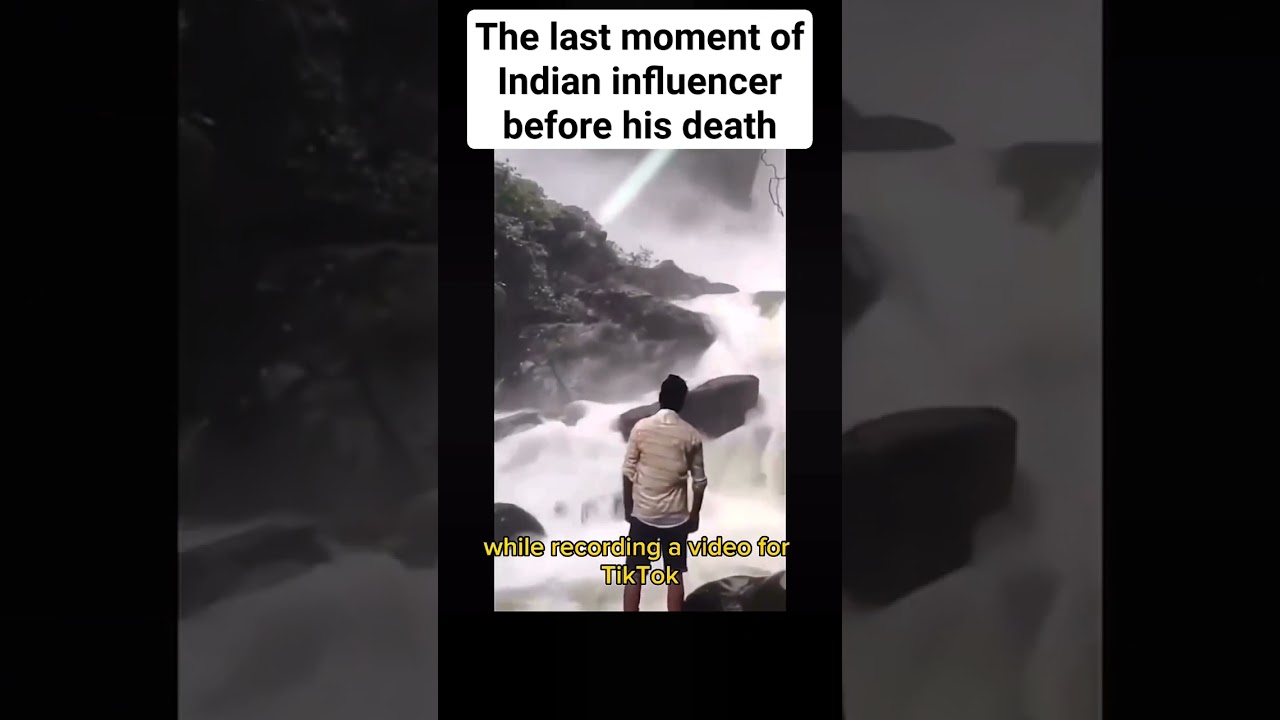 the last moment of Sharath Kumar #sad #news #sadnews #influencer #lastmoment #falls #indian