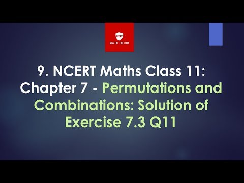 NCERT Solutions for Class 11 Maths - Permutations and Combinations (Ex. 7.3) - 6