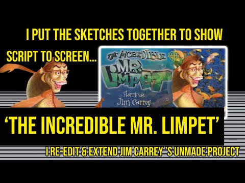 My Original ‘The Incredible Mr Limpet’ (1999) Jim Carrey Footage To Show Process of Art To Screen!