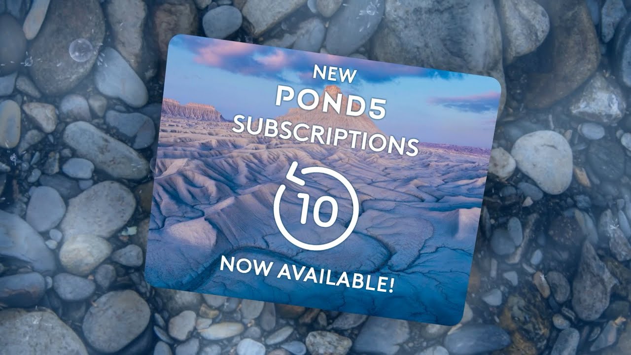 New Pond5 Subscriptions!