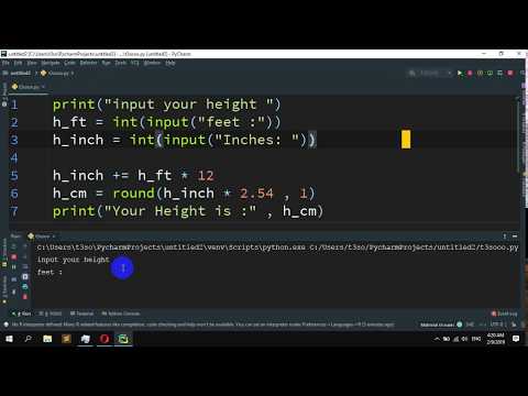 How to convert height in feet and inches to centimeters in python