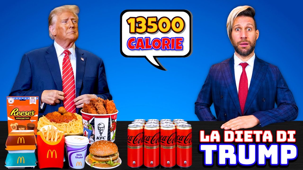 Sono Sopravvissuto alla DIETA da Fast Food di DONALD TRUMP - (Junk Food)