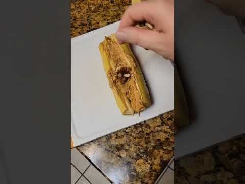 You won't believe this Air Fried Banana split! π#shorts #easyrecipe #banana