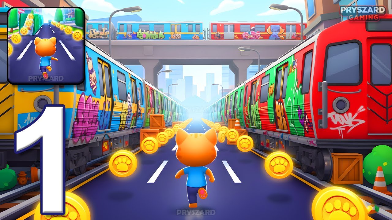 Running Pet: Dec Rooms - Gameplay Walkthrough Part 1 - Running Pet Subway Craft (iOS, Android)