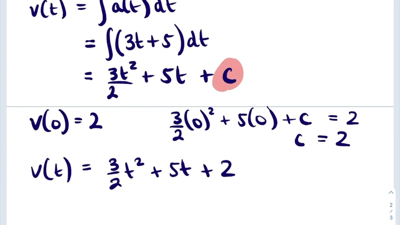 Variable Acceleration 1