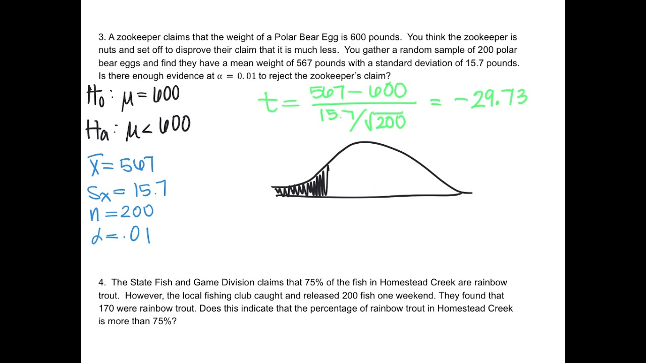 STATS Chapter 9 Review