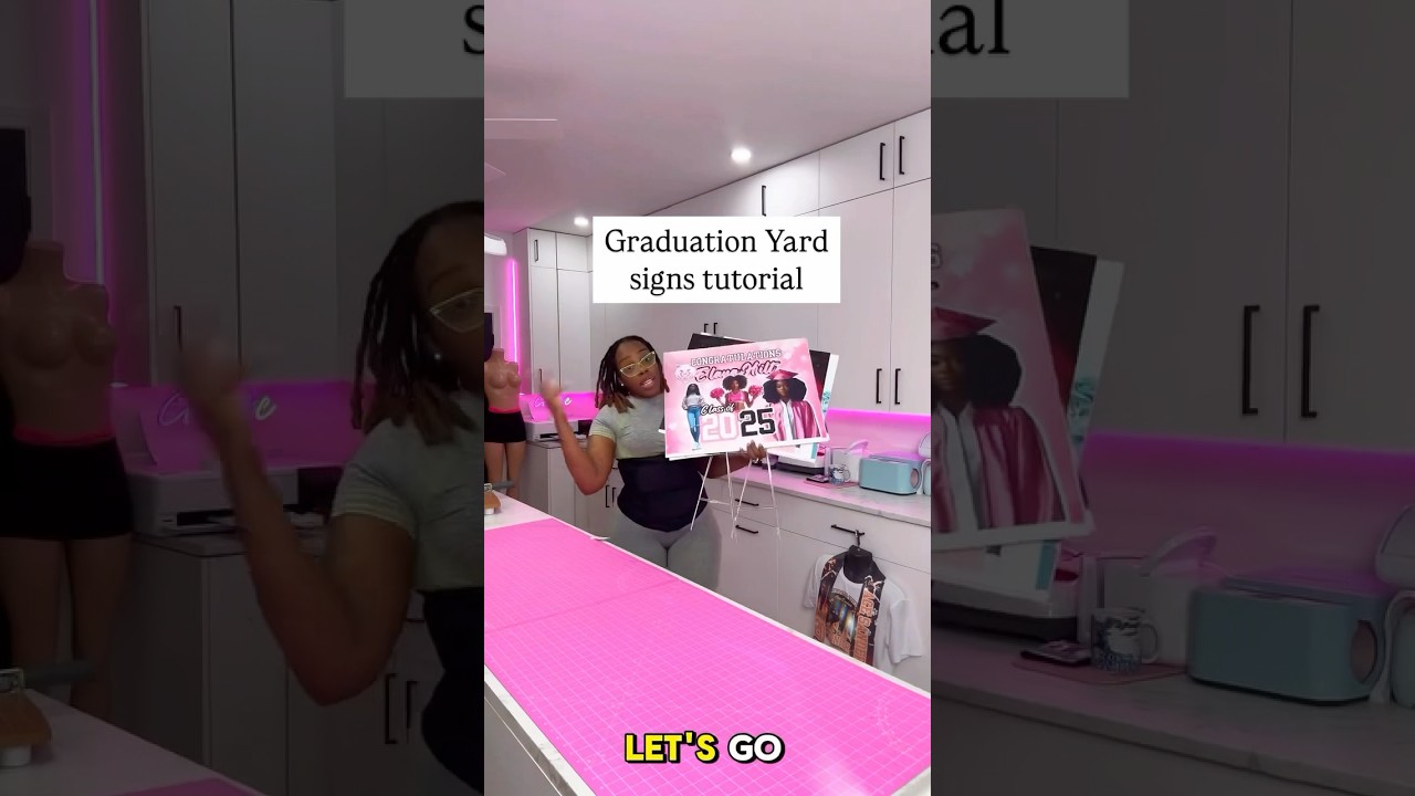 Graduation Yard Sign Tutorial For Crafters