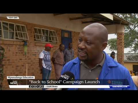 Mpumalanga Education | Back to school campaign launch