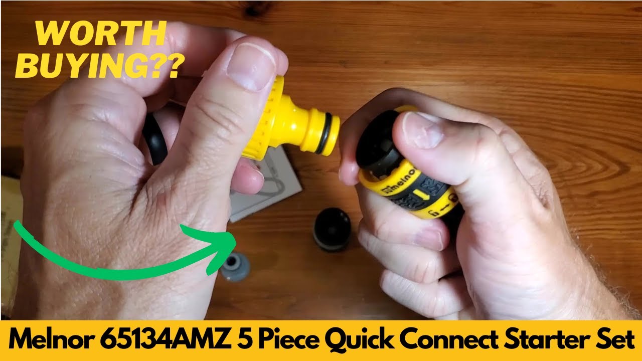 Melnor 65134AMZ 5 Piece Quick Connect Starter Set Connector Bundle, Worth Buying?