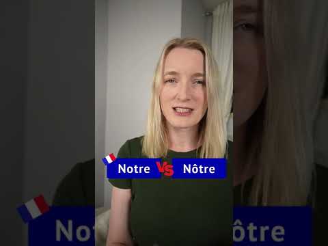 Notre or Nôtre in French?