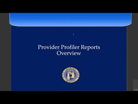 Alabama Medicaid Agency: Provider Profiler Webinar