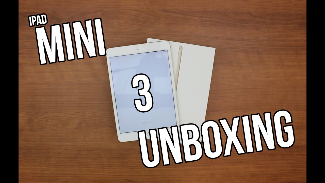 iPad mini 3 Unboxing & First Look!