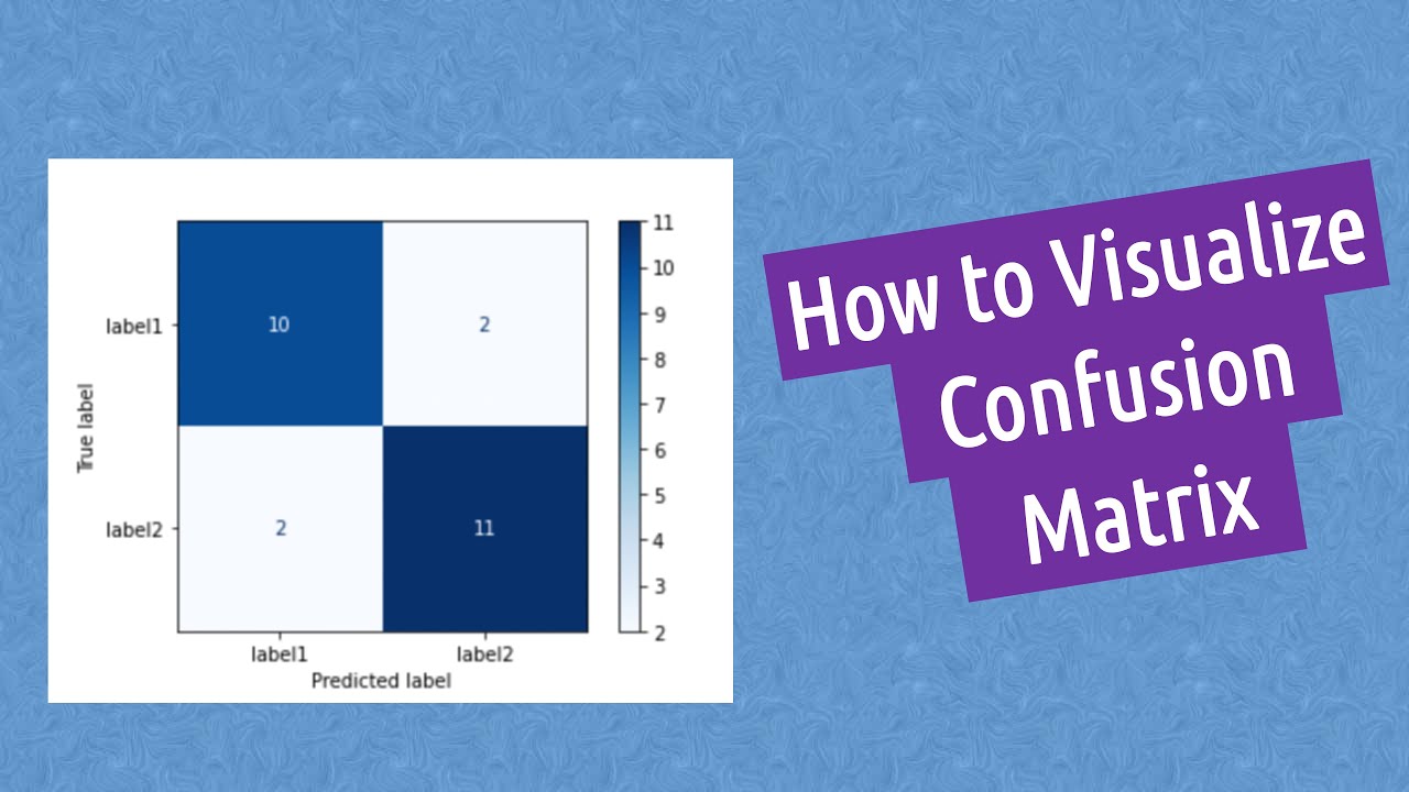 How to Generate and Visualize Confusion Matrix | Machine Learning Python