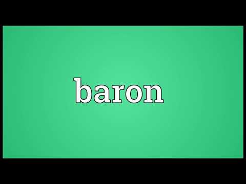 baron meaning in English